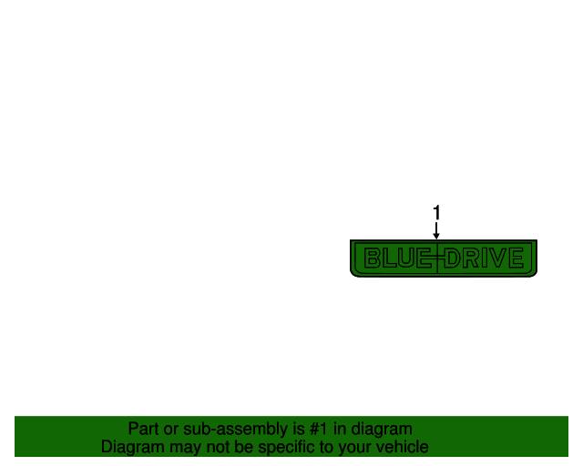 86321-G2000 - Fender Emblem 2017-2022 Hyundai Ioniq | AutoNationParts.com