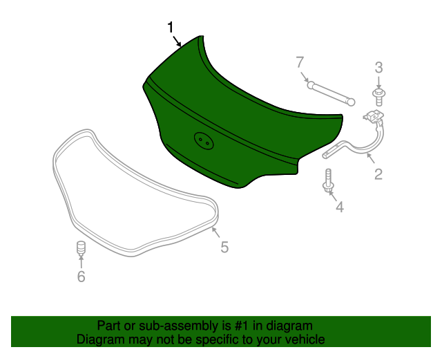 2010-2016 Hyundai Genesis Coupe Trunk Lid 69200-2M000 | OEM Parts Online