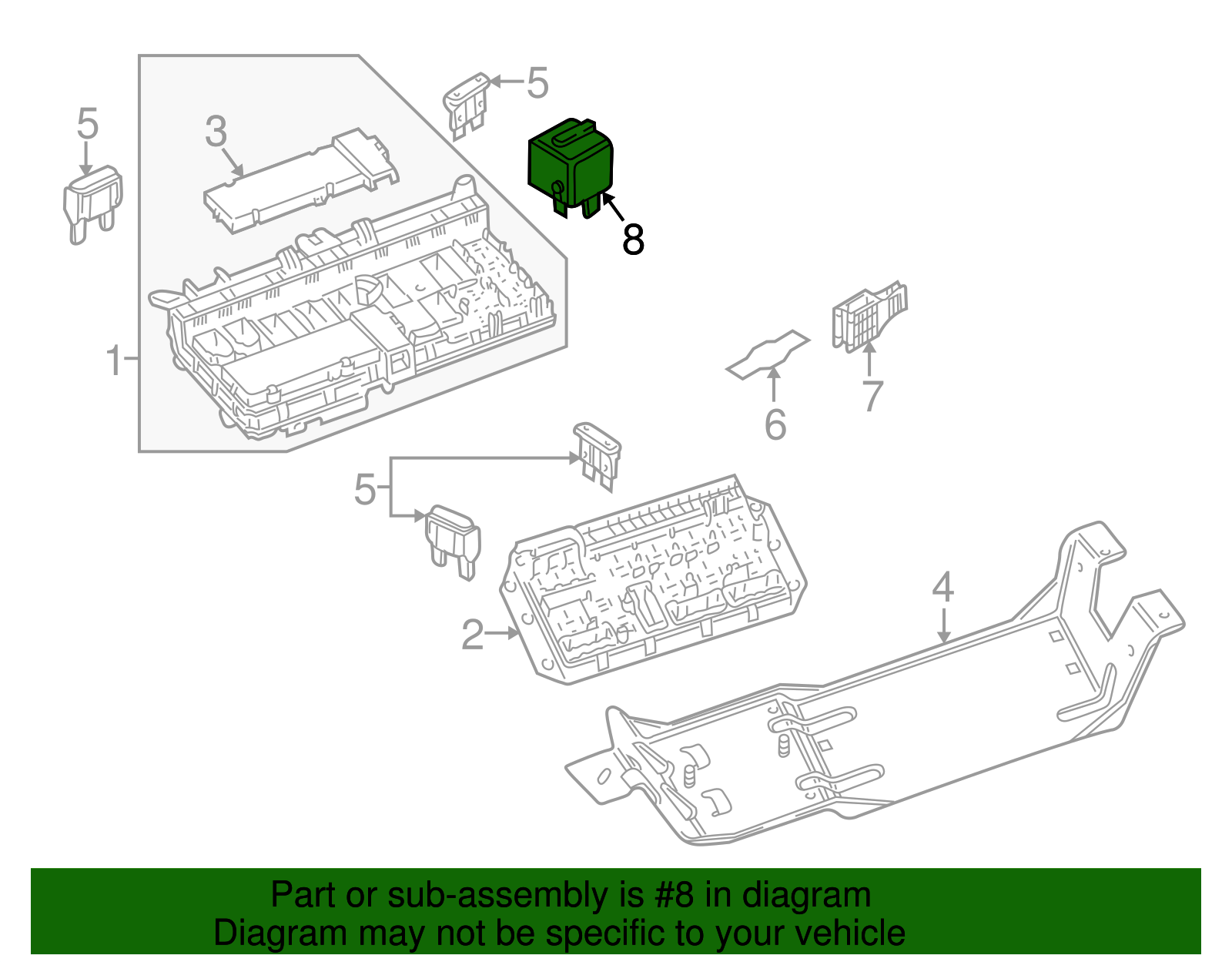 2003-2009 Land Rover Range Rover Relay YWB000060 | OEM Parts Online