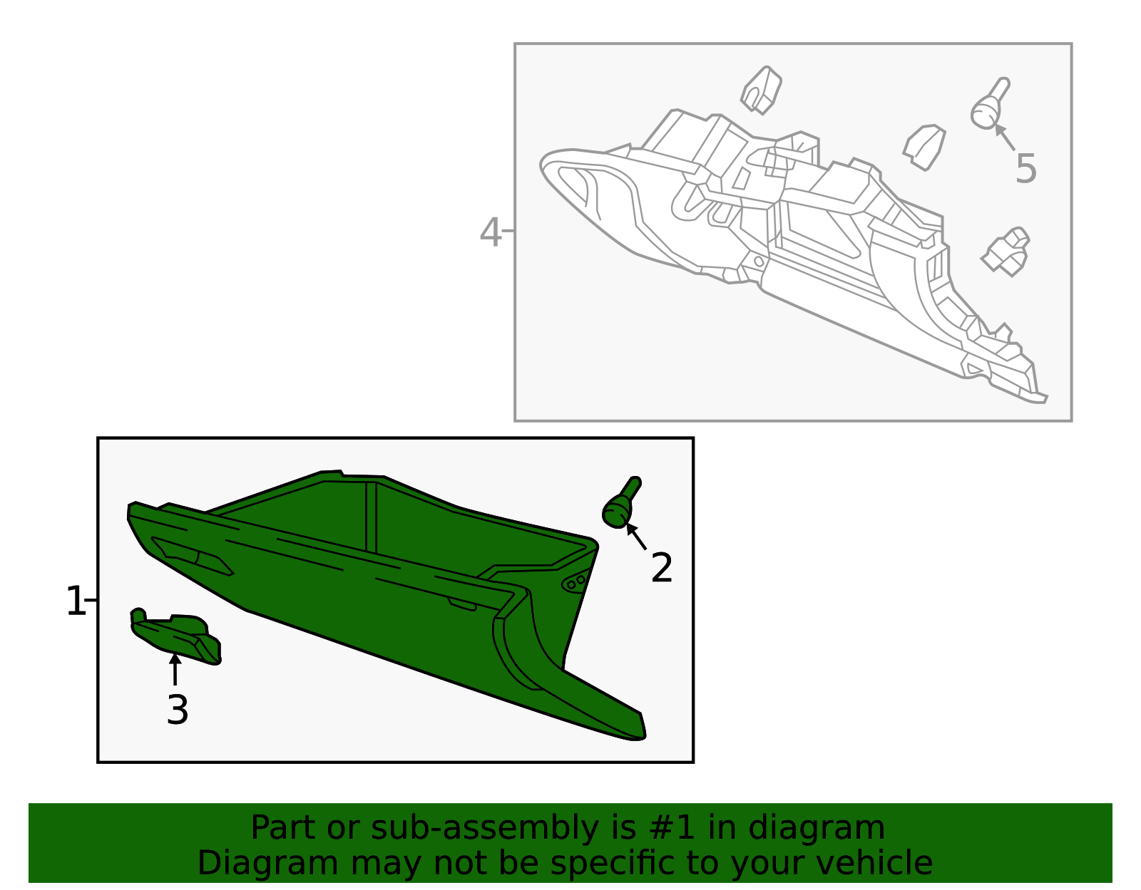 2016-2021 Honda Civic Glove Box Door 77513-TBA-A01ZA | Retail ...