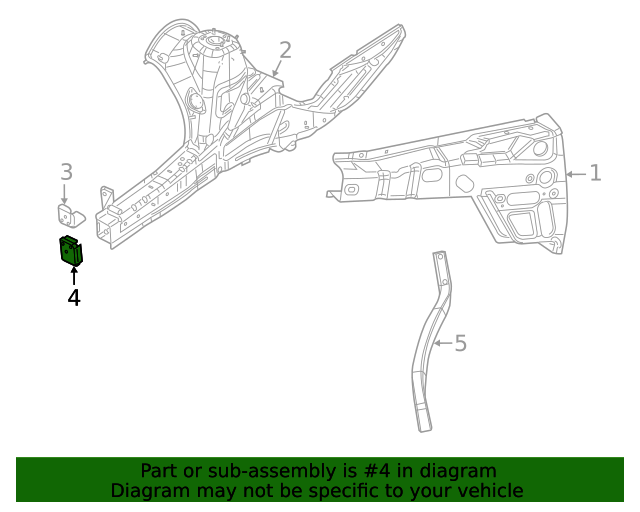 2011-2021 Mopar Rail Reinforced 68048914AB | TascaParts.com