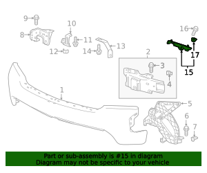 2019-2023 Chevrolet OEM NEW 2019-20 GM Chevrolet Bumper & Mounting ...
