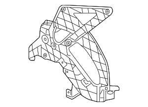 2022-2023 Chevrolet Silverado 1500 Bumper Bracket 84879010 | Paradise ...