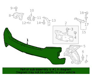 84588804 - Primed Front Bumper Impact Bar 2019-2022 Chevrolet | GM ...