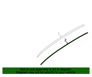 51137479468 - 2018-2022 BMW X2 Molding (51-13-7-479-468) | BMW of South ...