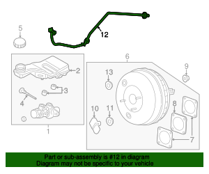 2013-2016 Ford Vacuum Tube DG9Z-9C490-A | Blue Springs Ford Parts