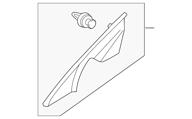 GHP9-69-11YB-02 - Corner Molding - 2014-2017 Mazda 6 | Mazda Swag