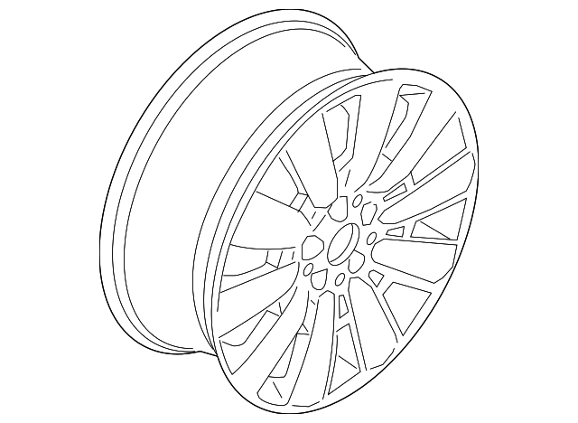 36-11-6-856-034 - Wheel, Alloy - 2017-2019 Mini Cooper Countryman ...