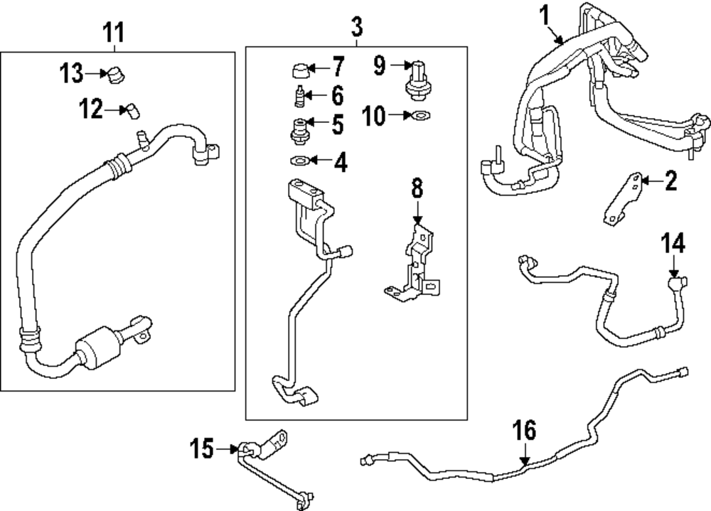 2024-2025 Lexus GX550 Liquid Line 88710-60Q70 | Retail Performance Auto ...