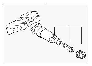 Genuine BMW 36-10-6-877-934 | TPMS Sensor (315 MHz) | FREE Shipping on ...