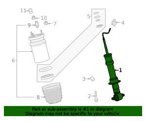 2021 GM Front Shock Absorber 84844805 | GMPartsDirect.com