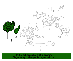 19200-59B-003 - Water Pump 2016-2022 Honda | Honda Parts Online