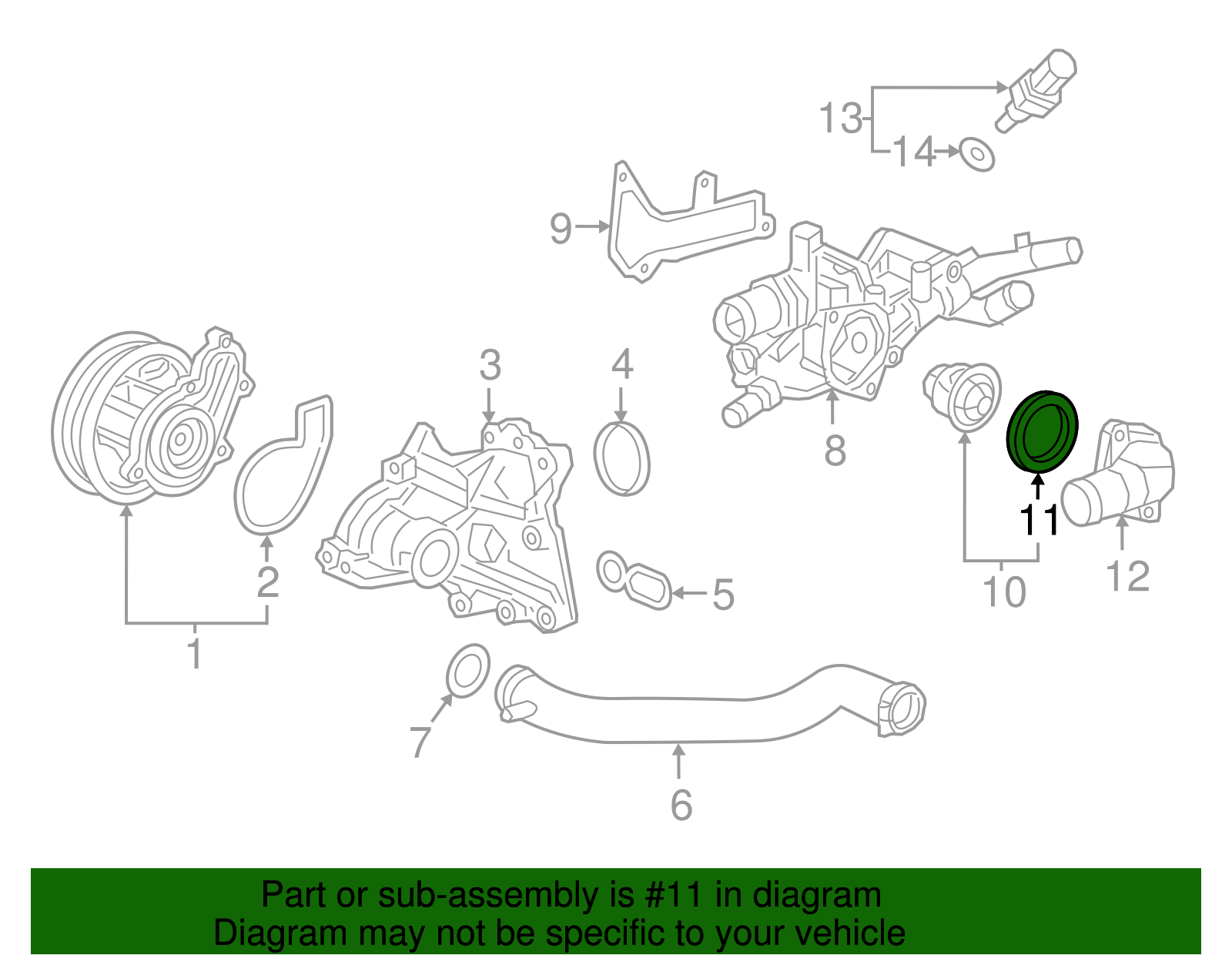 19305-5R0-000 - Rubber Thermostat Mounting - 2015-2020 Honda | Genuine ...