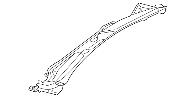 2014-2020 Mercedes-Benz Cowl Grille 176-830-00-13 | Mercedes Star Parts