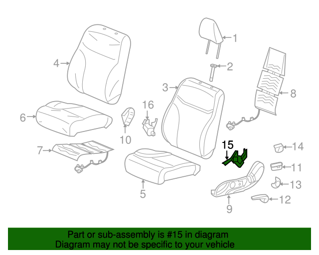 81237-TA0-A01ZE - Outer Cover 2012 Honda Civic | Honda Parts Online