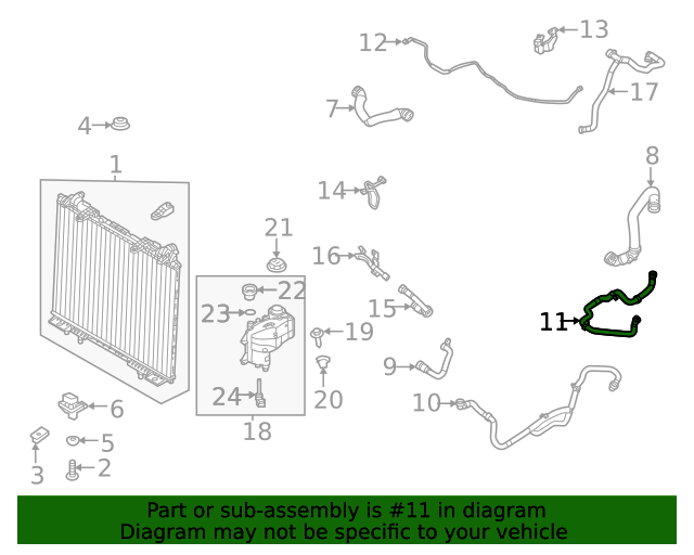 2020-2024 Land Rover Hose LR128318 | OEM Parts Online