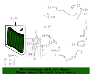 Genuine OEM Radiator Part# LR162123 Fits 2020-2024 Land Rover: Up To 35 ...
