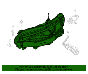 2019-2020 Jeep Cherokee Headlamp Assembly - Passenger Side (RH ...