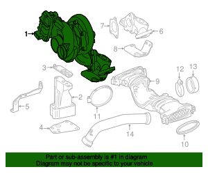 642-090-86-80 - Turbocharger 2008-2013 Mercedes-Benz | AutoNationParts.com