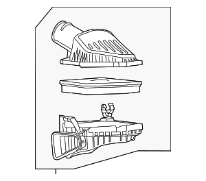 2016-2024 Chevrolet Camaro Air Cleaner 84008589 GM | GMPartsDirect.com