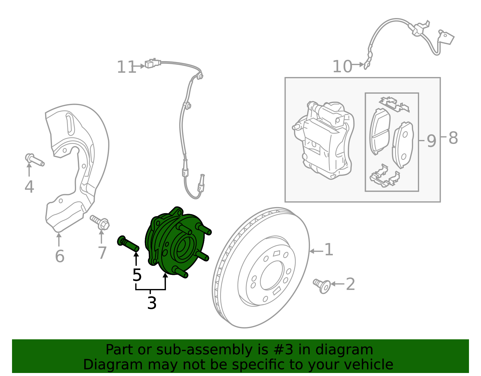 2018-2025 Hyundai Kona Hub Assembly 51750-J9000 | Retail Performance ...