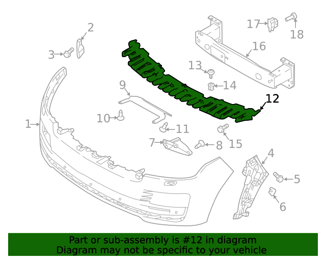 2018-2022 Land Rover Range Rover Upper Support LR104939 | OEM Parts Online