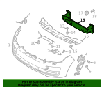 Genuine OEM Impact Bar Part# LR170319 Fits 2022-2023 Land Rover: Up To ...