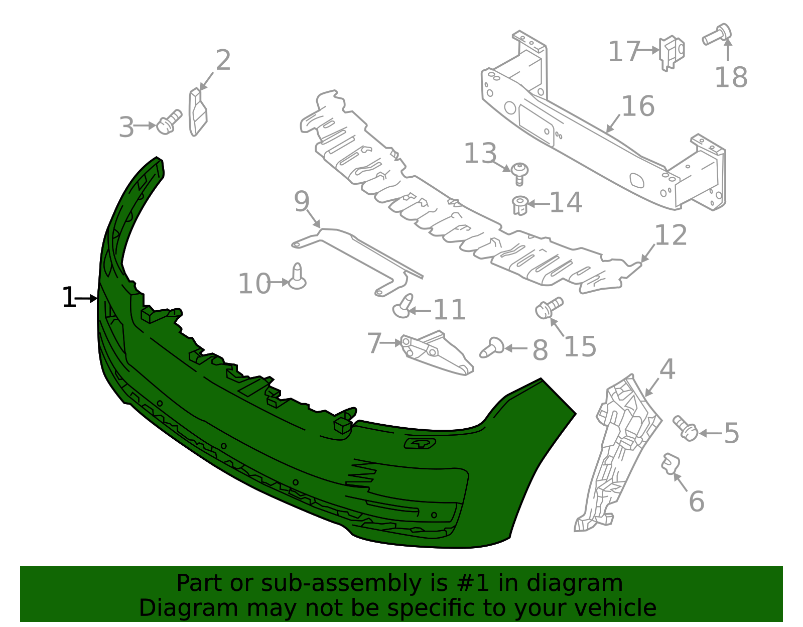 Genuine Bumper Cover for 2020-2022 Land Rover Range Rover | Land Rover ...
