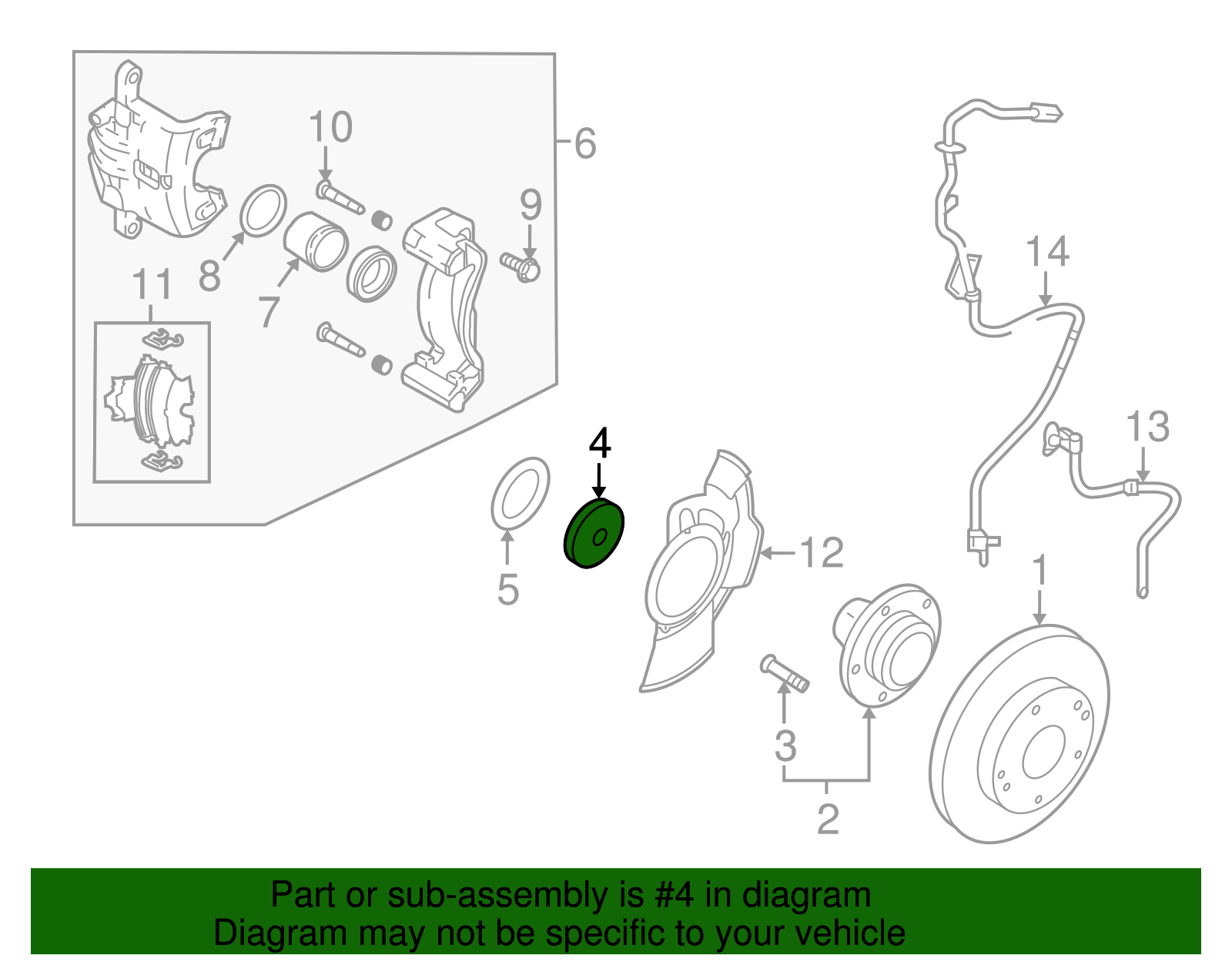 51720-38110 - Wheel Bearing 2002-2014 Kia | Kia Cheap Parts