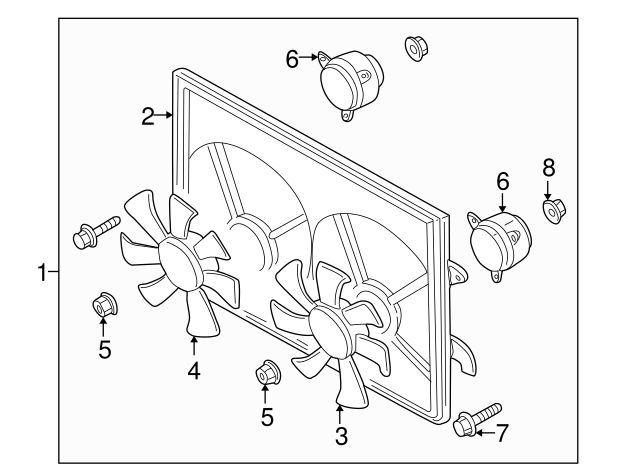 GY07-15-140 - Fan Blade - 2000-2001 Mazda MPV | MazdaSwag