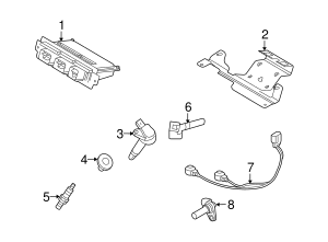 2007-2019 Ford Engine Camshaft Position Sensor AT4Z-6B288-A | Blue ...