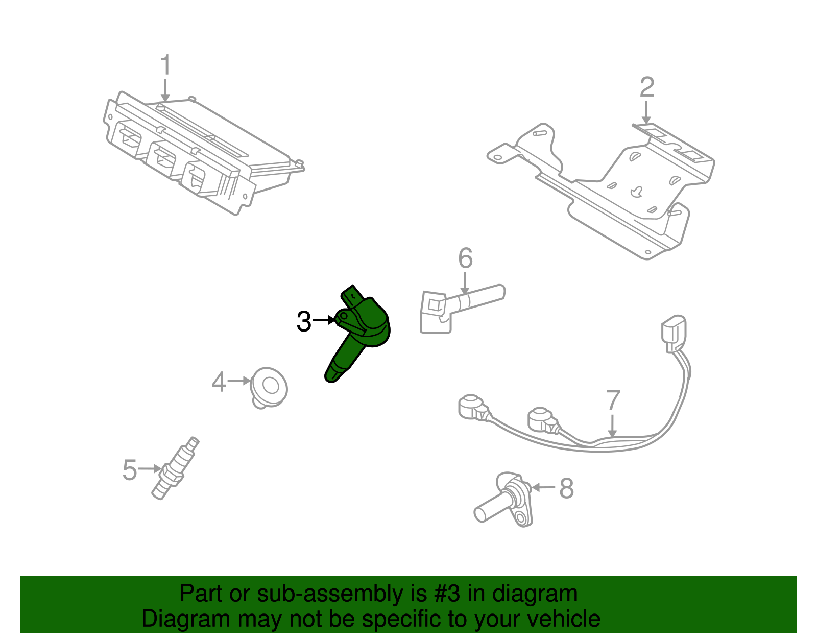 2007-2018 Ford Motorcraft™ Direct Ignition Coil DG-520 | OEM Ford Parts ...