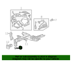 2015-2021 Chevrolet Trax Reinforcement - Driver's Side (LH) 42491584 ...