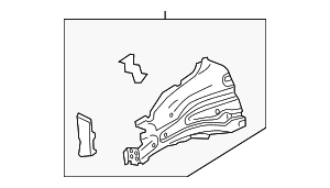 2017-2022 GM Driver Side Front Compartment Upper Side Rail 42554488 ...