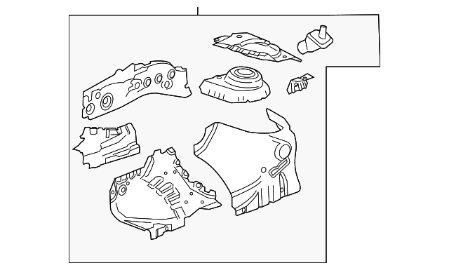 94514362 - Driver Side Front Wheelhouse Panel Assembly 2014-2022 GM ...