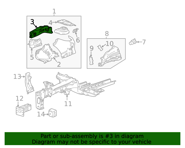 95077741 Brace - New OEM Part From GM Parts Direct | GM Parts Store
