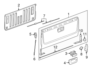 25815554 - Tailgate Hinge Bushing 2007-2022 GM | GM Wholesale Direct