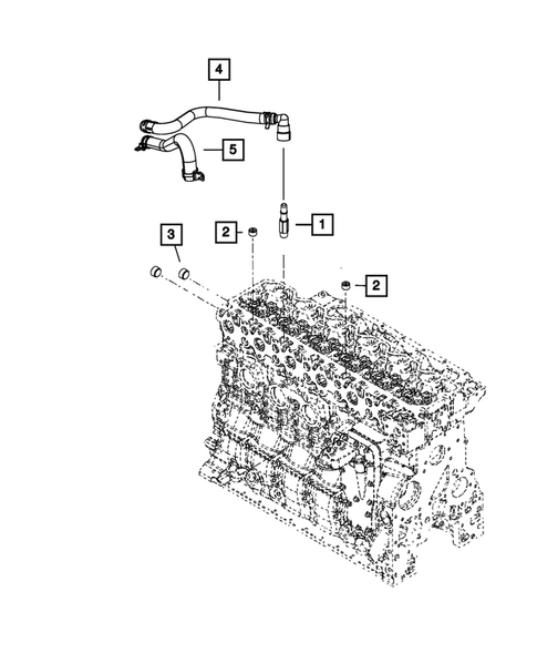 Air Conditioner and Heater Plumbing for 2017 Ram 3500 | Mopar Estores