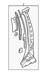 Center Pillar Reinforced - GM (22789659) | GMPartsDirect.com