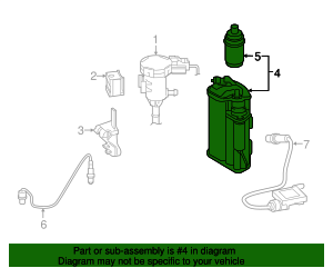 205-470-04-59 - Vapor Canister 2016-2020 Mercedes-Benz ...