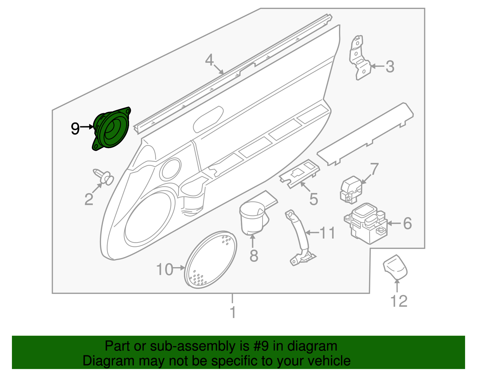 NE65-66-960 - Speaker - 2006-2008 Mazda MX-5 Miata | Mazda Parts Factor