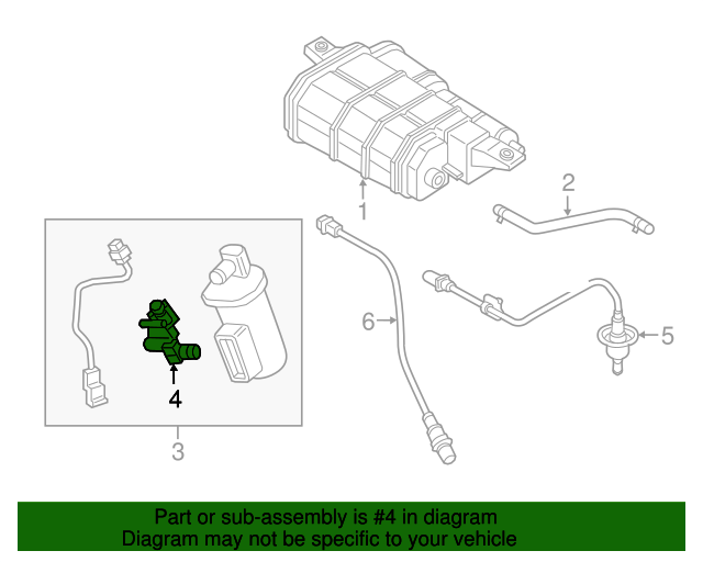 2015-2020 Hyundai Valve Canister Close 31453-3K600-FFF | OEM Parts Online