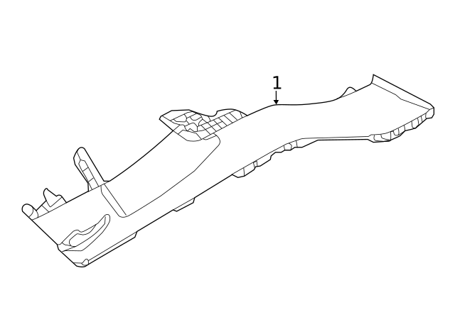 85850-CW000-NNB - Upper Quarter Trim - 2022-2023 Hyundai Tucson | World ...