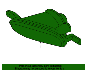 2003-2014 Volvo XC90 Fog Lamp Assembly 31111182 | OEM Parts Online