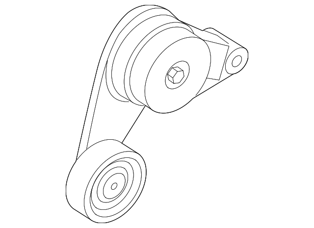 Genuine Tensioner for 2017-2021 Hyundai | Part# 25281-2E355 | Hyundai ...