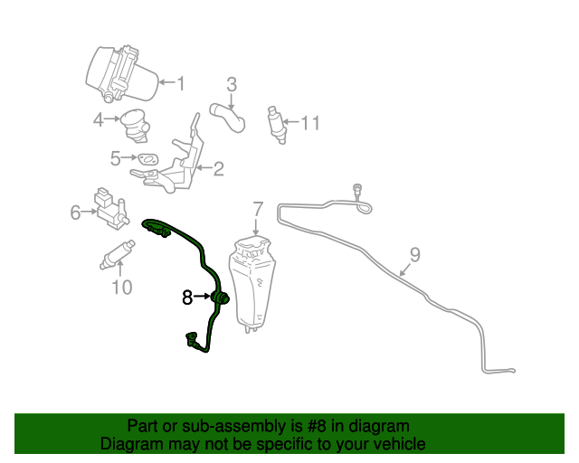 Genuine Porsche 997-201-351-01 |Vent Tube | FREE Shipping on Most ...