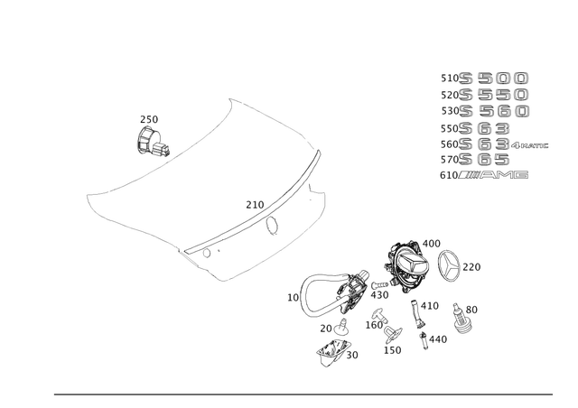 222-817-01-01 - Model Badge 2021 Mercedes-Benz S560 | Mercedes-Benz USA ...