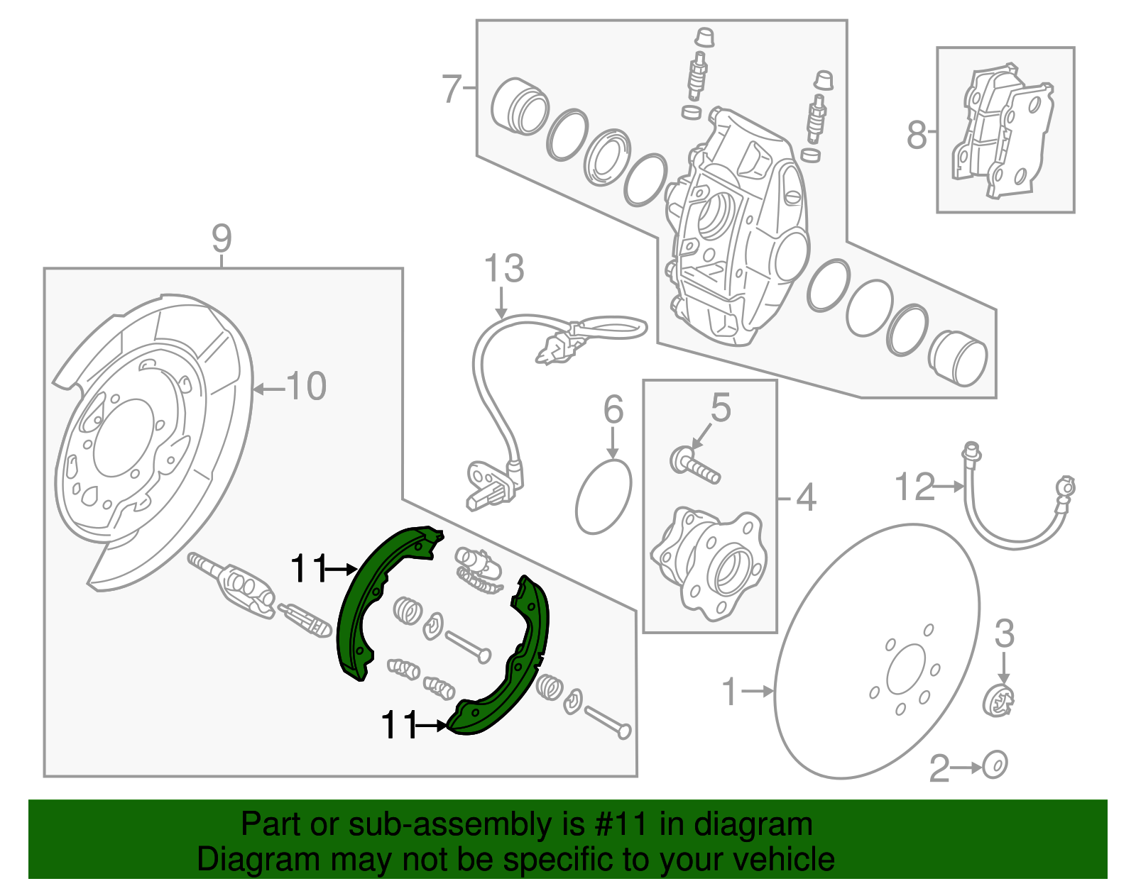 2009-2020 Infiniti Park Brake Shoes D4060-CA01A | Infiniti of Orland Park