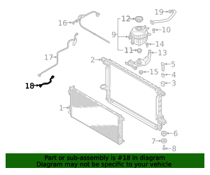 4KE-121-081-H - Return Tube 2019-2024 Audi | Audi OEM Parts