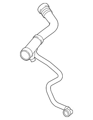 Genuine BMW 17-12-7-625-382 | Upper Hose | FREE Shipping on Most Orders ...